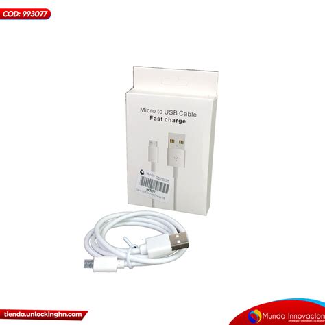 Cable Usb 2a Fast Charge V8 Mundo Innovacion