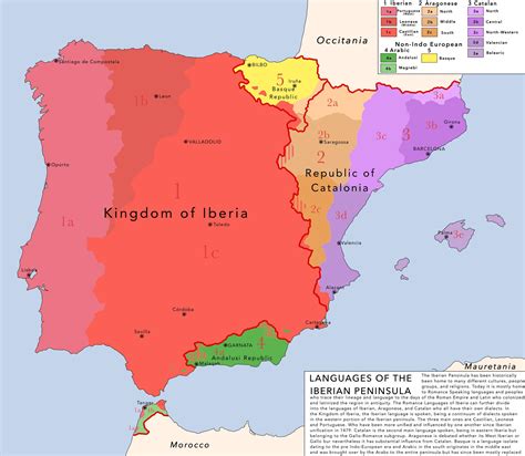 Language Map Of The Iberian Peninsula Rimaginarymaps