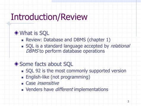 ppt database queries and structured query language sql powerpoint presentation id 5143176