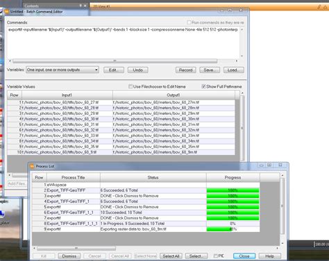 Export Exporting Many Tiffs Issues In Erdas Imagine 2016