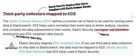 Docs Enhancements For Ecs Compatibility And Indicator Match Rules · Issue 468 · Elastic