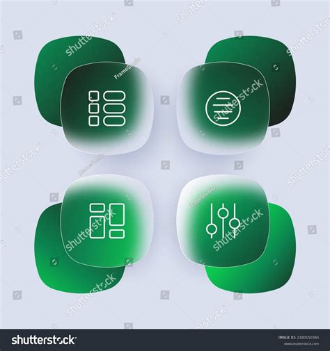 Button Menu Set Icon Chart Diagram Stock Vector Royalty Free 2180150365 Shutterstock
