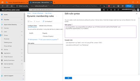 Create A Dynamic Group Containing All Azure Ad Premium Users Real