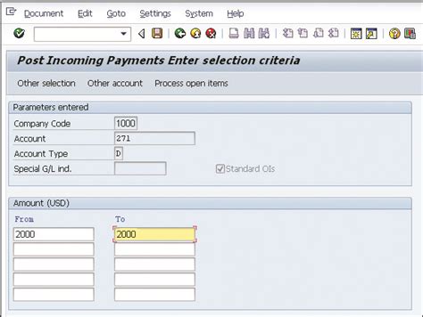 SAP Accounts Receivable Processing Incoming Payments