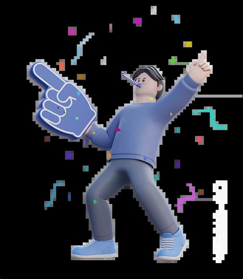 3d立体趣味卡通领奖获奖杯ppt人物素材blender三维模型源文件： 花瓣网