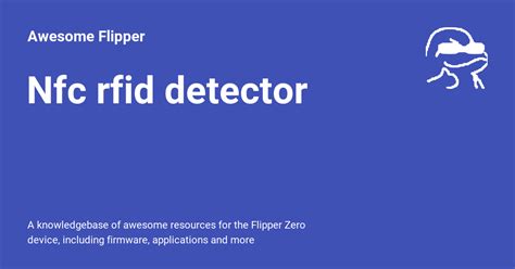RFID Detector Awesome Flipper