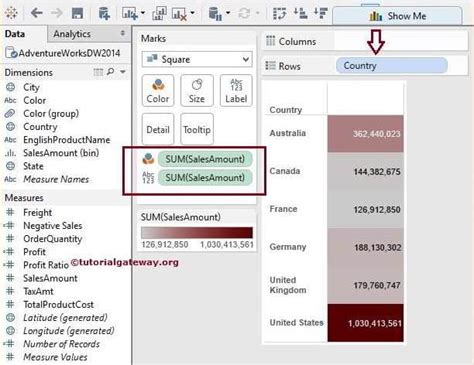 How To Create Tableau Heat Map