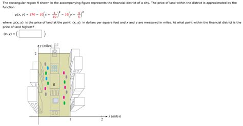 Solved The Rectangular Region R Shown In The Accompanying Chegg