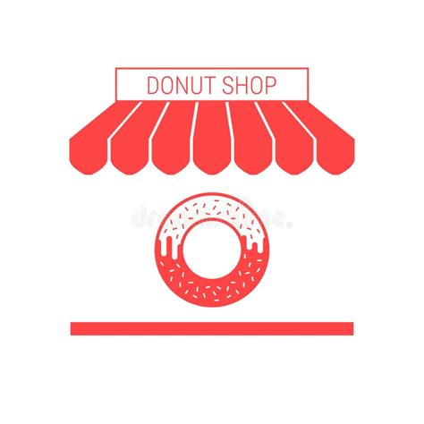 Donut Shop Neon Logo Sign On Dark Brick Wall Background Stock Vector Illustration Of Effect