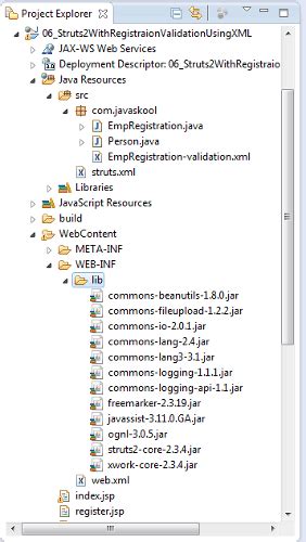 Struts 2x A Framework From Asf Validation Using Xml