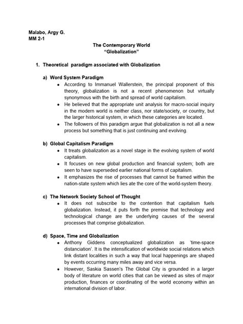 Globalization Assignment Download Free Pdf Globalization Market Economics