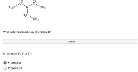 Solved Ch C H3C N CH3 H2C CH3 What Is The Functional Chegg Com