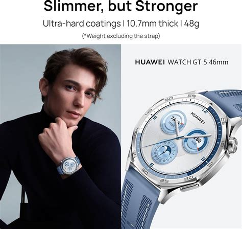 HUAWEI Watch GT 5 46 Mm Smartwatch 1 43 AMOLED 326 PPI Display New Running And Cycling Mode