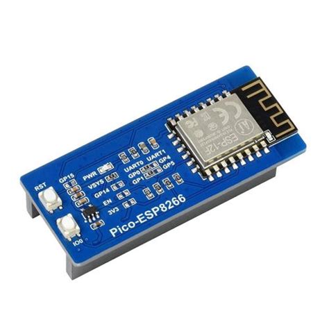 generic waveshare esp8266 wifi module for raspberry pi pico expansion module controlled via uart