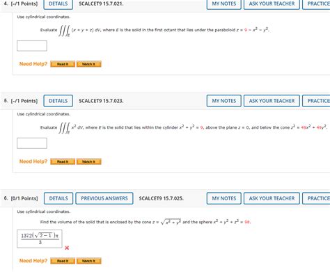 Evaluate ∭exyzdv Where E Is The Solid In The