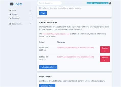 chromeos firmware testing — lvfs documentation