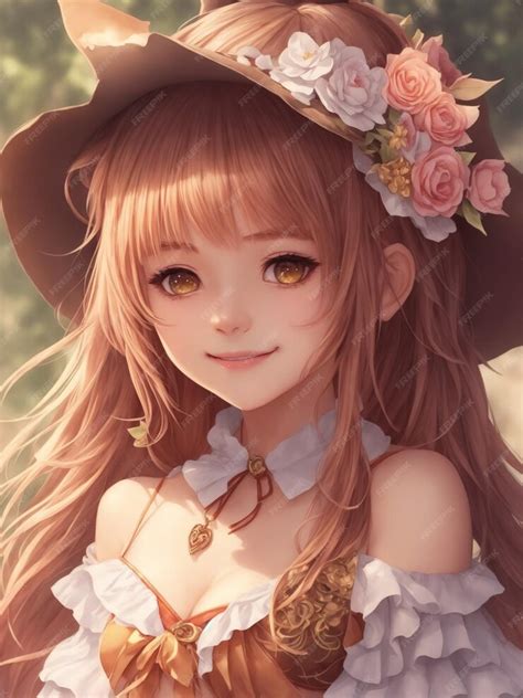 Cute 3d Anime Girl Smile And Shy Hot Beautiful Anime Character Highly