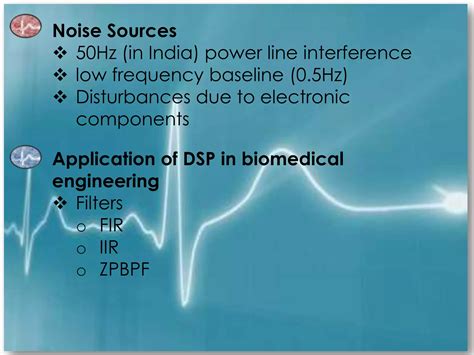 Ecg Signal Processing Pptx