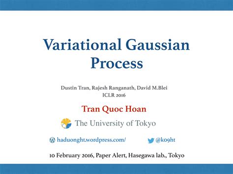 01020160216variational Gaussian Process Pdf
