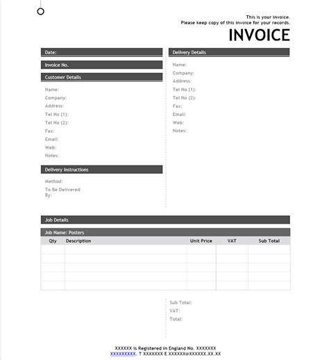 Design Invoices Based On Your Needs By Anwarqureshi Fiverr