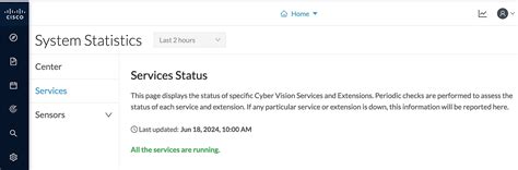 Cisco Cyber Vision Gui User Guide Release 5 0 0 System Statistics