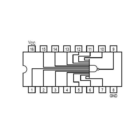Ic 13 Input Nand Gate Ic74ls133
