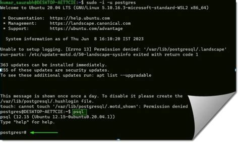 How To Connect Postgresql Database In Linux