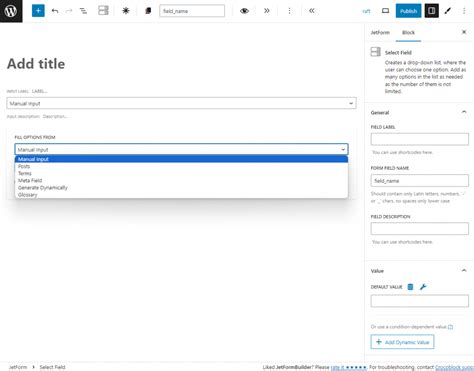 Multi Optional Field Source Settings Jetformbuilder Crocoblock