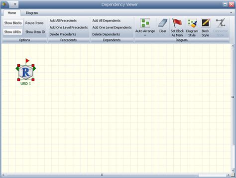 graphical dependency viewer
