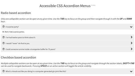 30 Jquery Css Accordion Menu