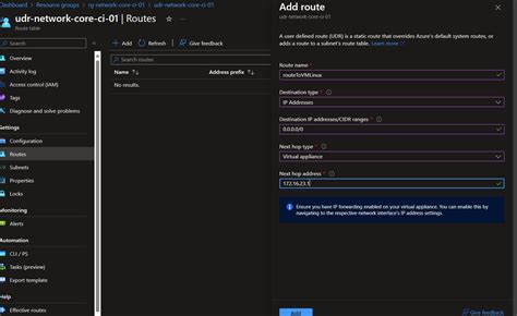 Installation Of A Linux Router On Azure Microsoft Qanda