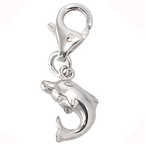 Charm "Delfin" 925 Silber - Marinas Schmuckwelt