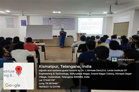guest lecture on signals and systems lords institute of engineering and technology