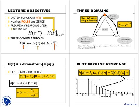 Three Domains Signals And Systems Lectue Slides Docsity