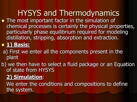 Hysys Simulation Ppt
