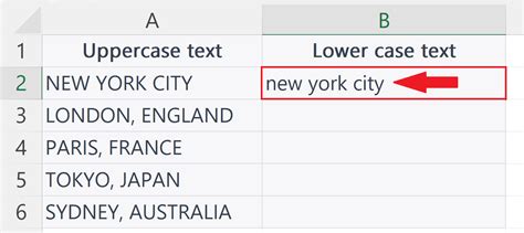 How To Convert Text From Uppercase To Lowercase In Microsoft Excel SpreadCheaters