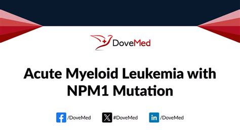 Acute Myeloid Leukemia With Npm1 Mutation Dovemed