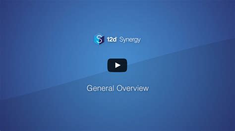 12d Synergy Data Management And Project Collaboration