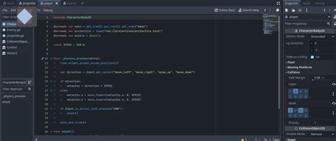 Collision Problem With Two Character Bodies Help Godot Forum