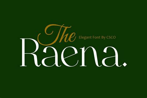 Raena Font Free Download