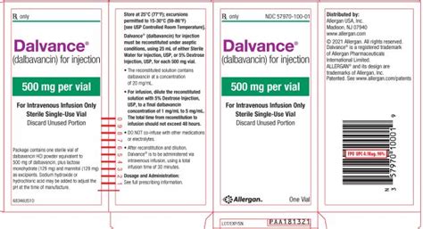 These Highlights Do Not Include All The Information Needed To Use Dalvance ® Safely And