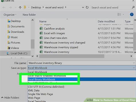 6 Ways To Reduce Size Of Excel Files Wikihow