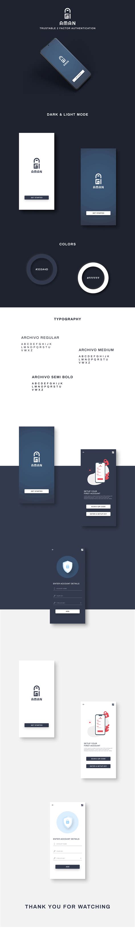 Two Factor Authentication Ui Design Behance
