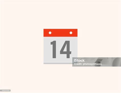 캘린더 벡터 아이콘입니다 격리 된 캘린더 플랫 컬러 일러스트 기호 벡터 일일달력에 대한 스톡 벡터 아트 및 기타 이미지 일일달력 벡터 계획 Istock