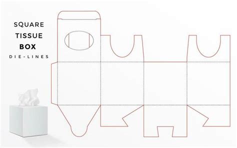 Tissue Box Template Vector Art Icons And Graphics For Free Download