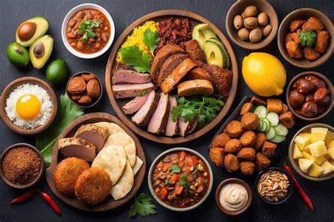 Premium Photo Delicious Brazilian Food Assortment