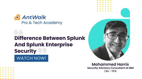 Antwalk On Linkedin Difference Between Splunk And Splunk Enterprise Security