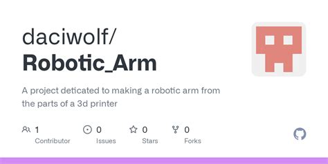 GitHub Daciwolf Robotic Arm A Project Deticated To Making A Robotic Arm From The Parts Of A