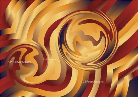 Red Orange And Blue Gradient Ripple Lines Background