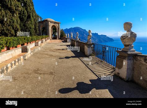 Stunning Terrace Of Infinity Gardens Of Villa Cimbrone Ravello